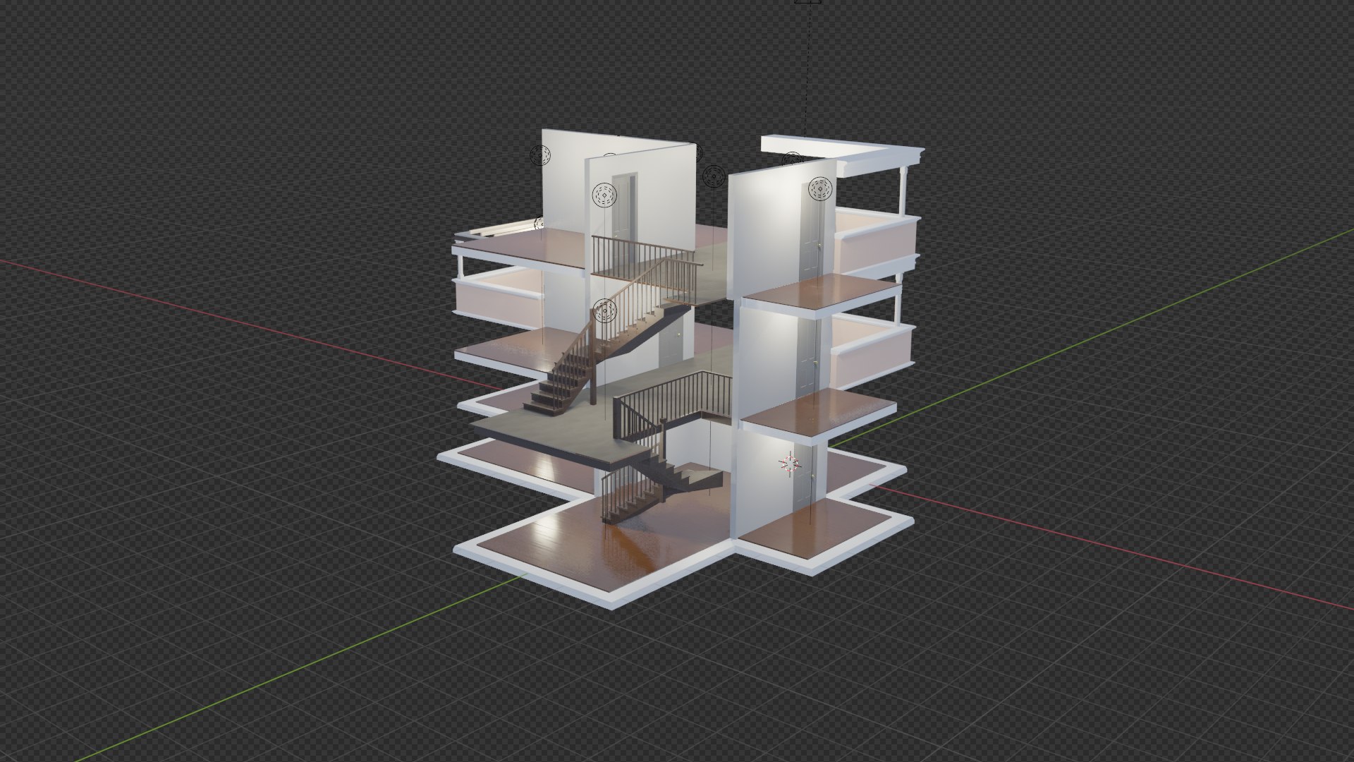 3D Story Apartment Building Mansion Model - TurboSquid 1636564