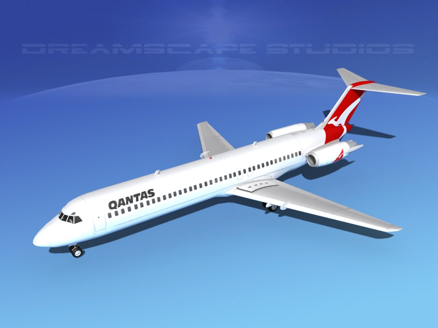 Turbines Dc-9-40 3d Model