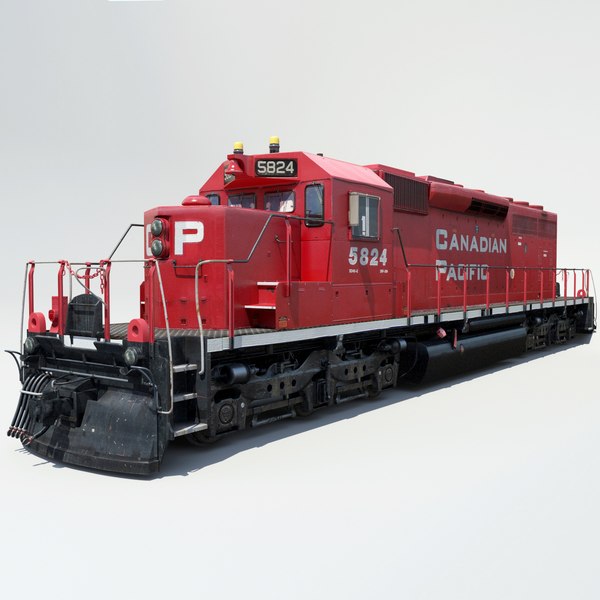 freight train cargo cars 3d model