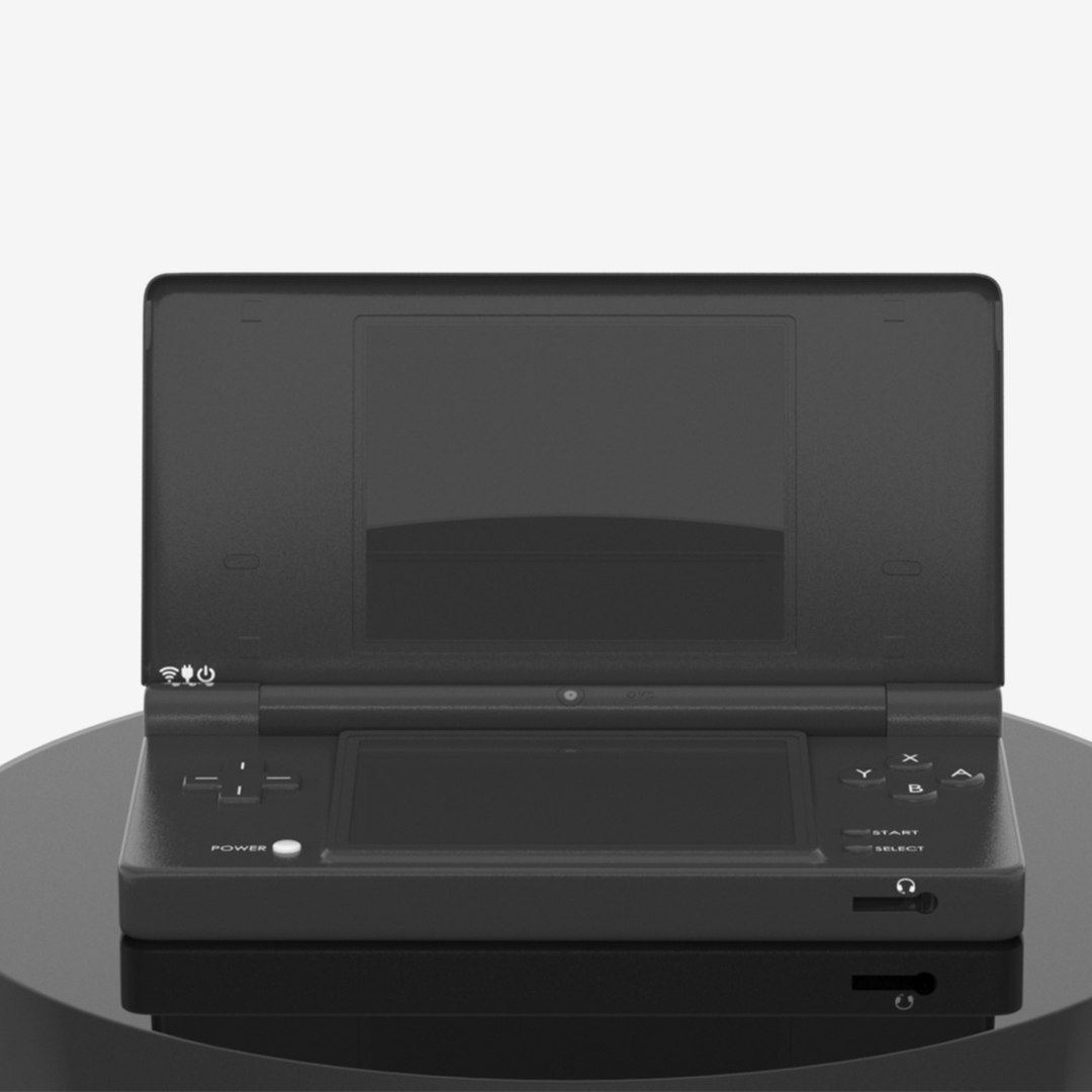 3D Nintendo DSi - Konsole Black Console - TurboSquid 2333585