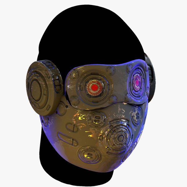 3D 3D 3D Gas mask respirator scifi futuristic model 3D model ...