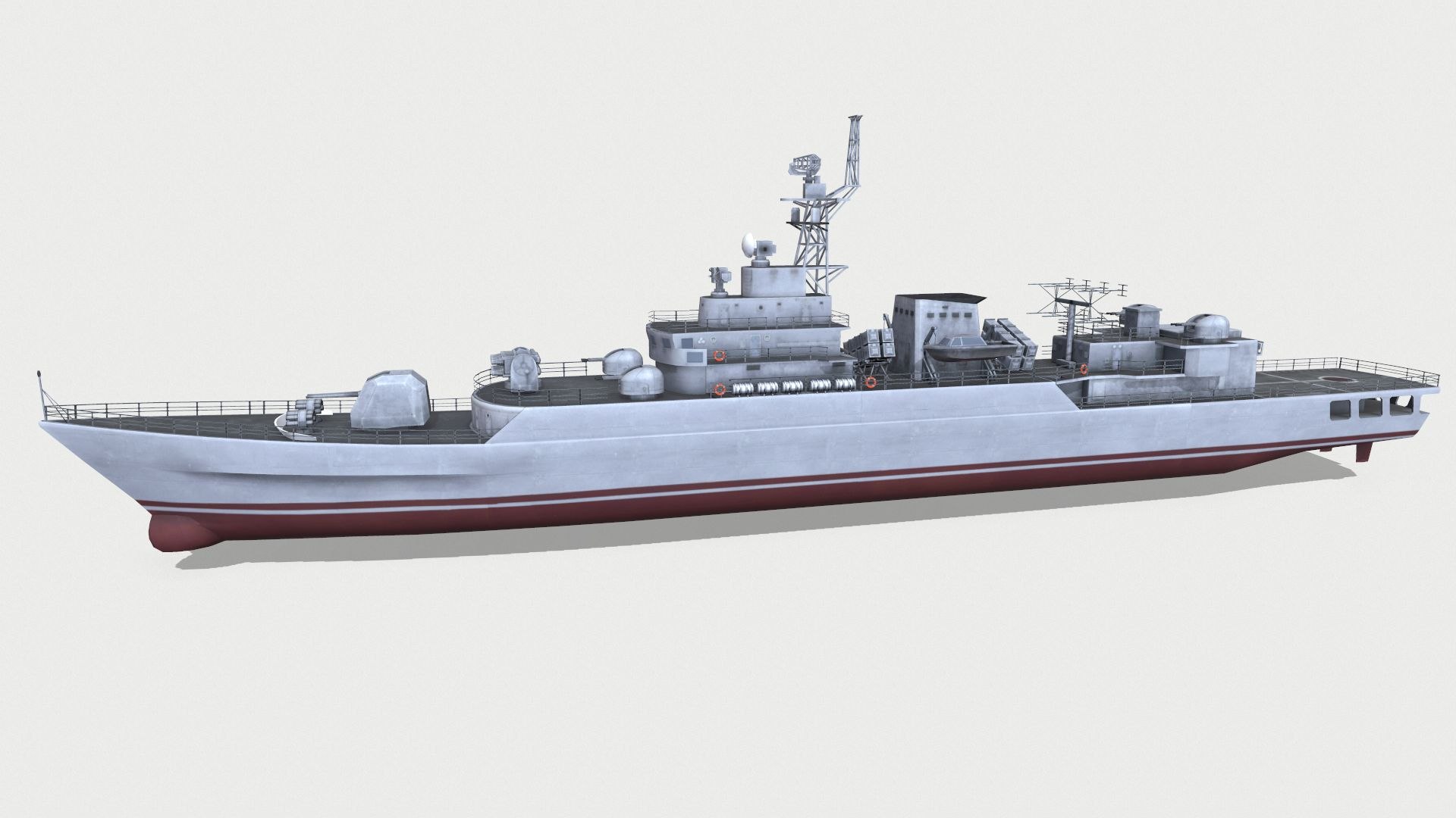 Type 053h3 Jiangwei 3D Model - TurboSquid 1535026