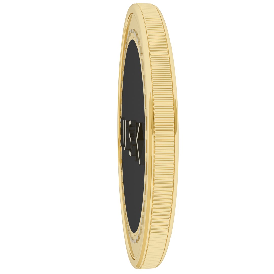 3D Dusk Network Cryptocurrency Gold Coin - TurboSquid 1849310