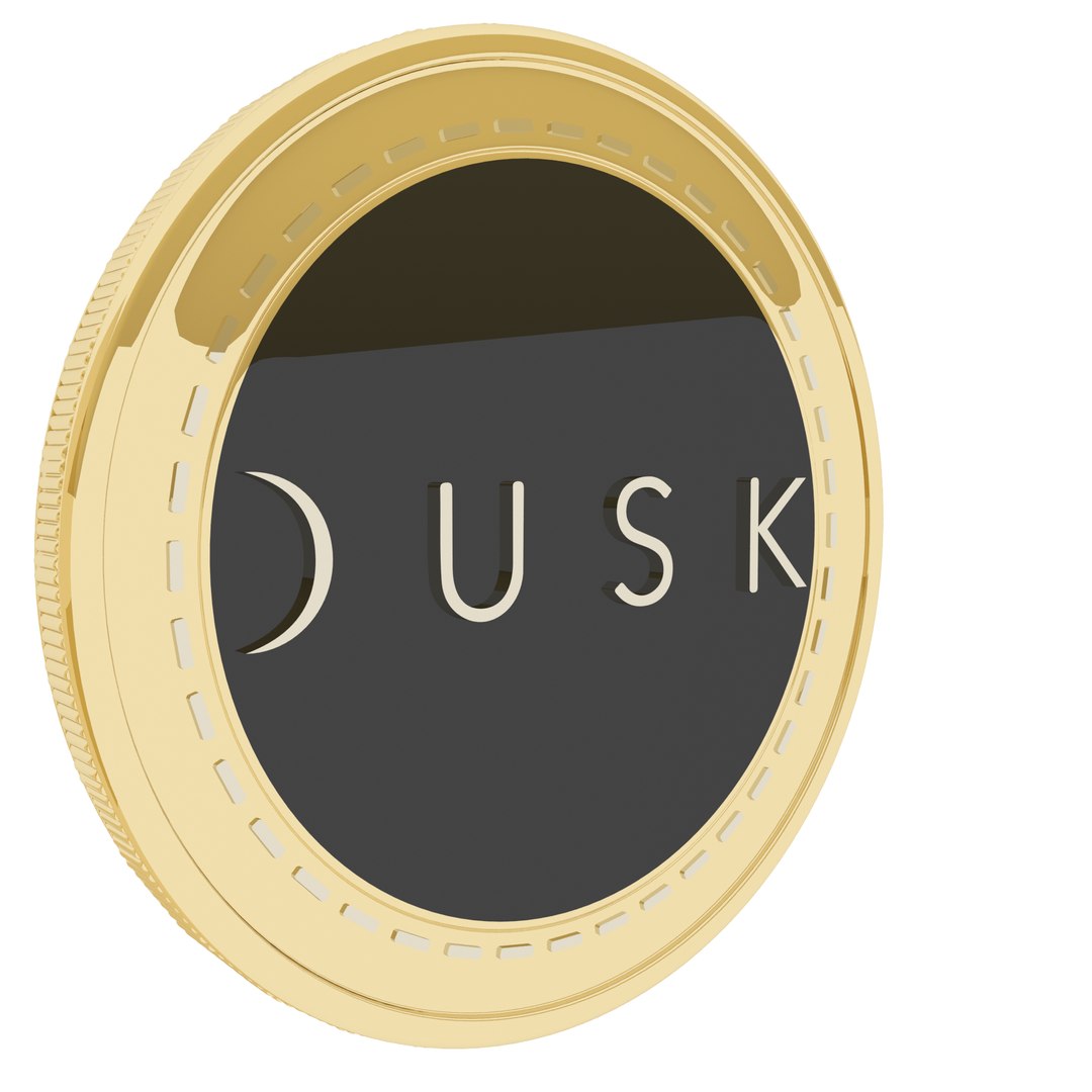 3D Dusk Network Cryptocurrency Gold Coin - TurboSquid 1849310