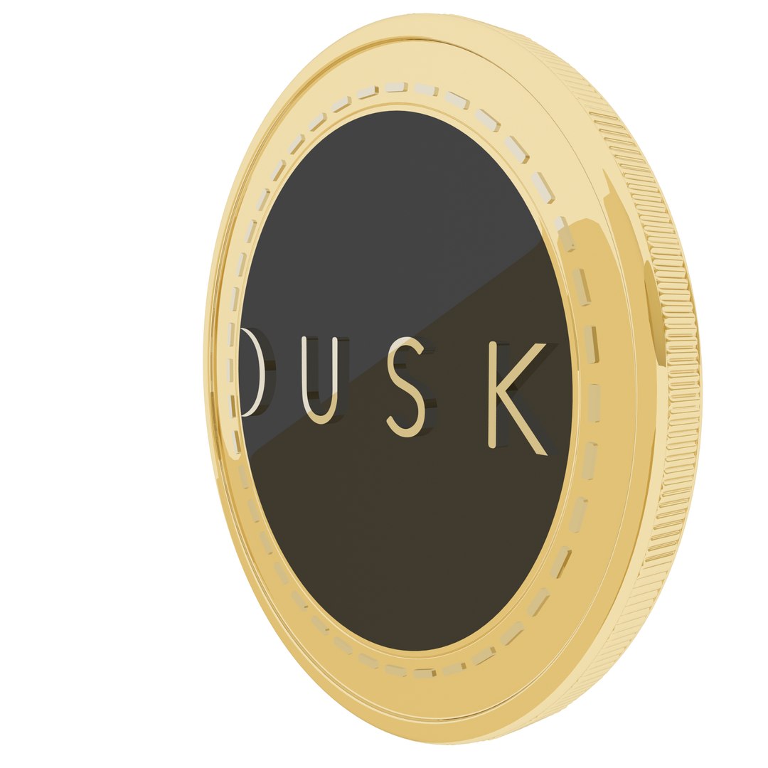 3D Dusk Network Cryptocurrency Gold Coin - TurboSquid 1849310