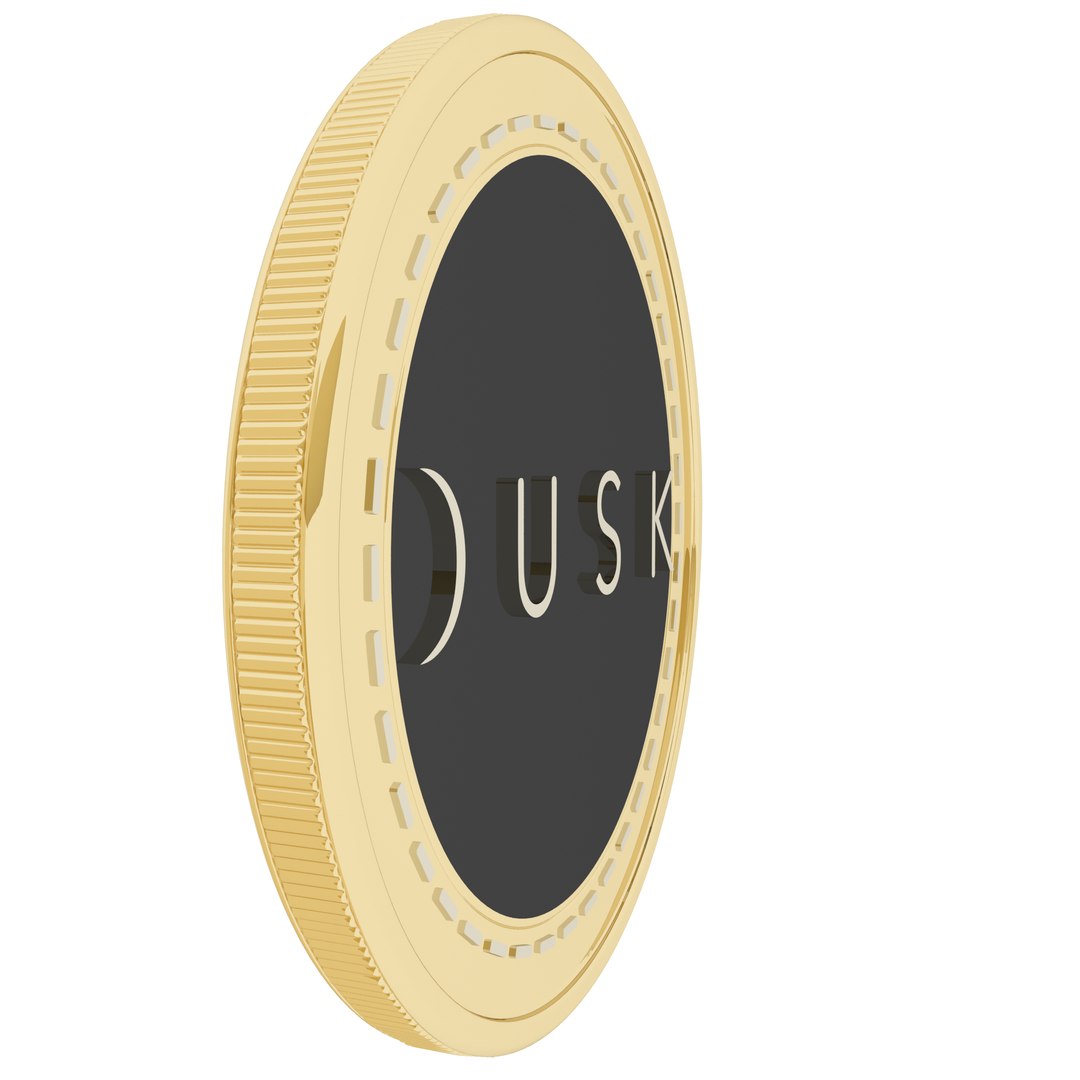 3D Dusk Network Cryptocurrency Gold Coin - TurboSquid 1849310