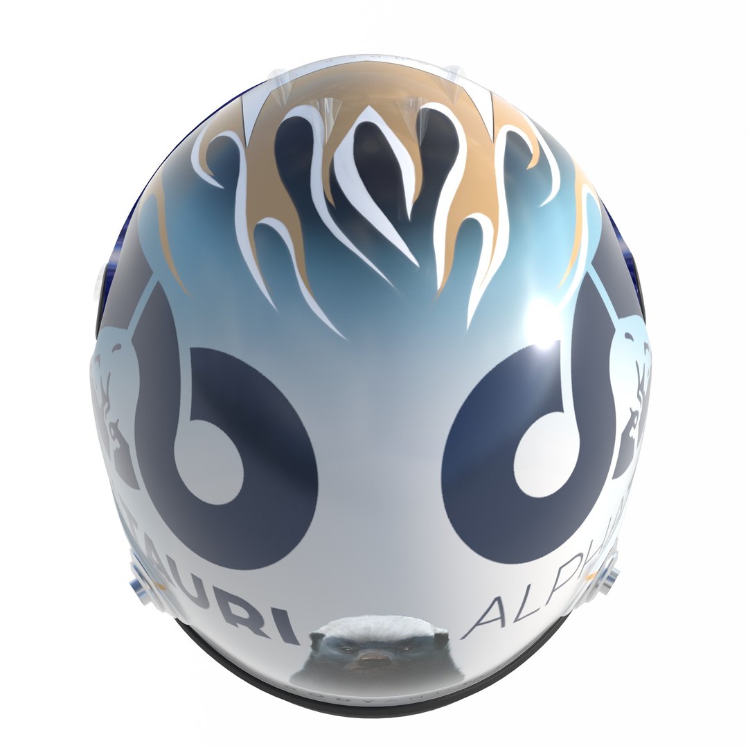 F1 Alpha Tauri Helmets 2023 3D - TurboSquid 2129152