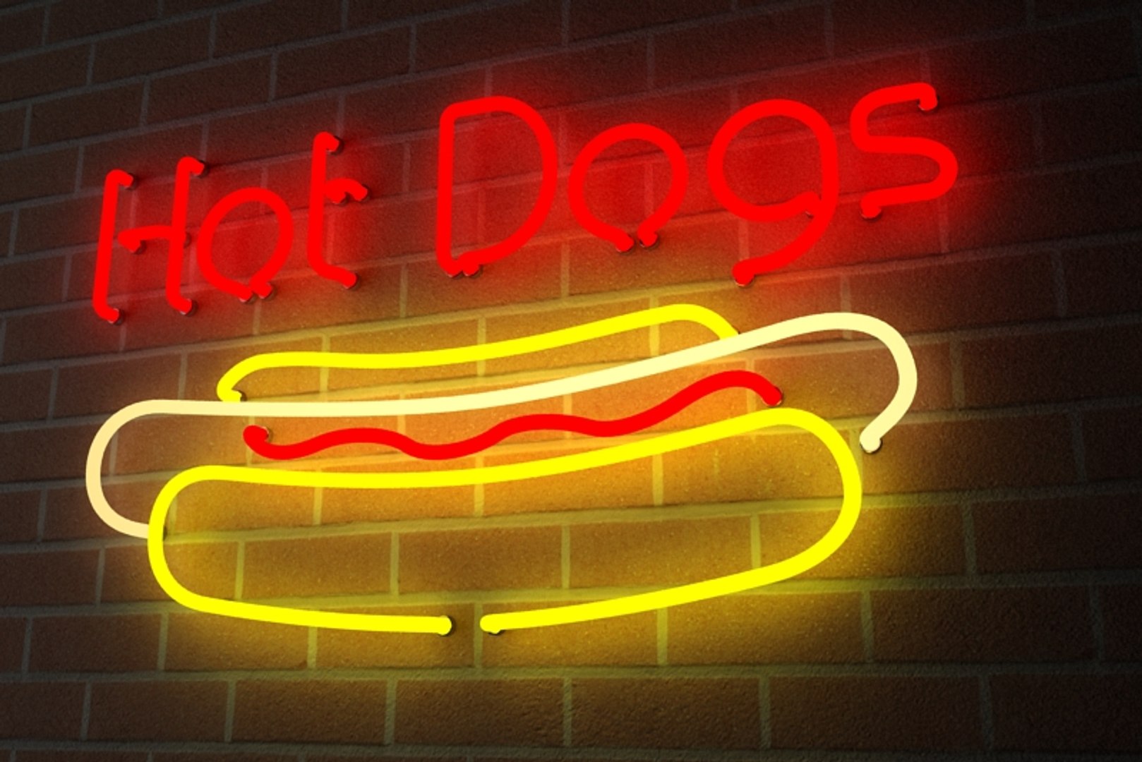 3d Neon Signs Model