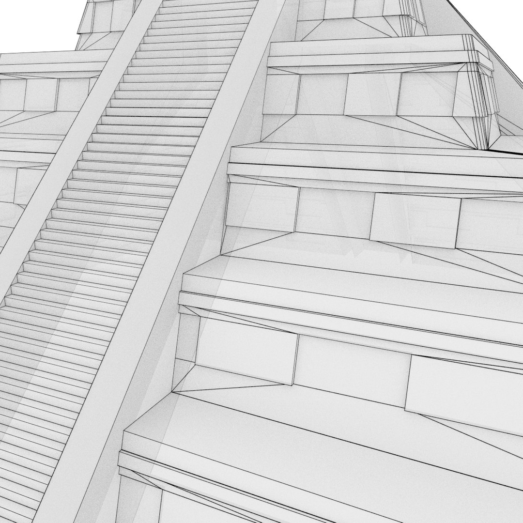 Mayan Pyramid 3d Model