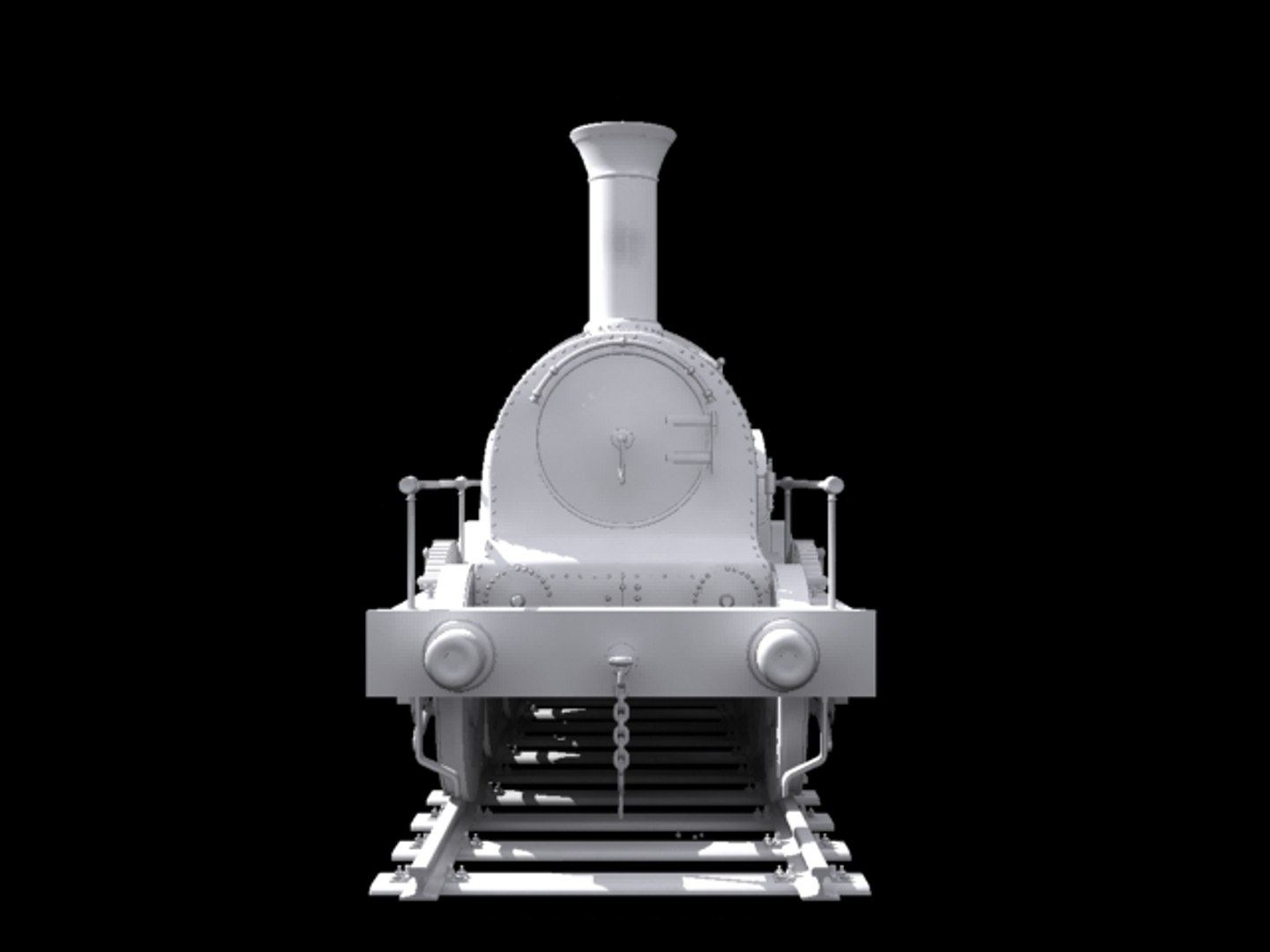 3d model of iron duke locomotive