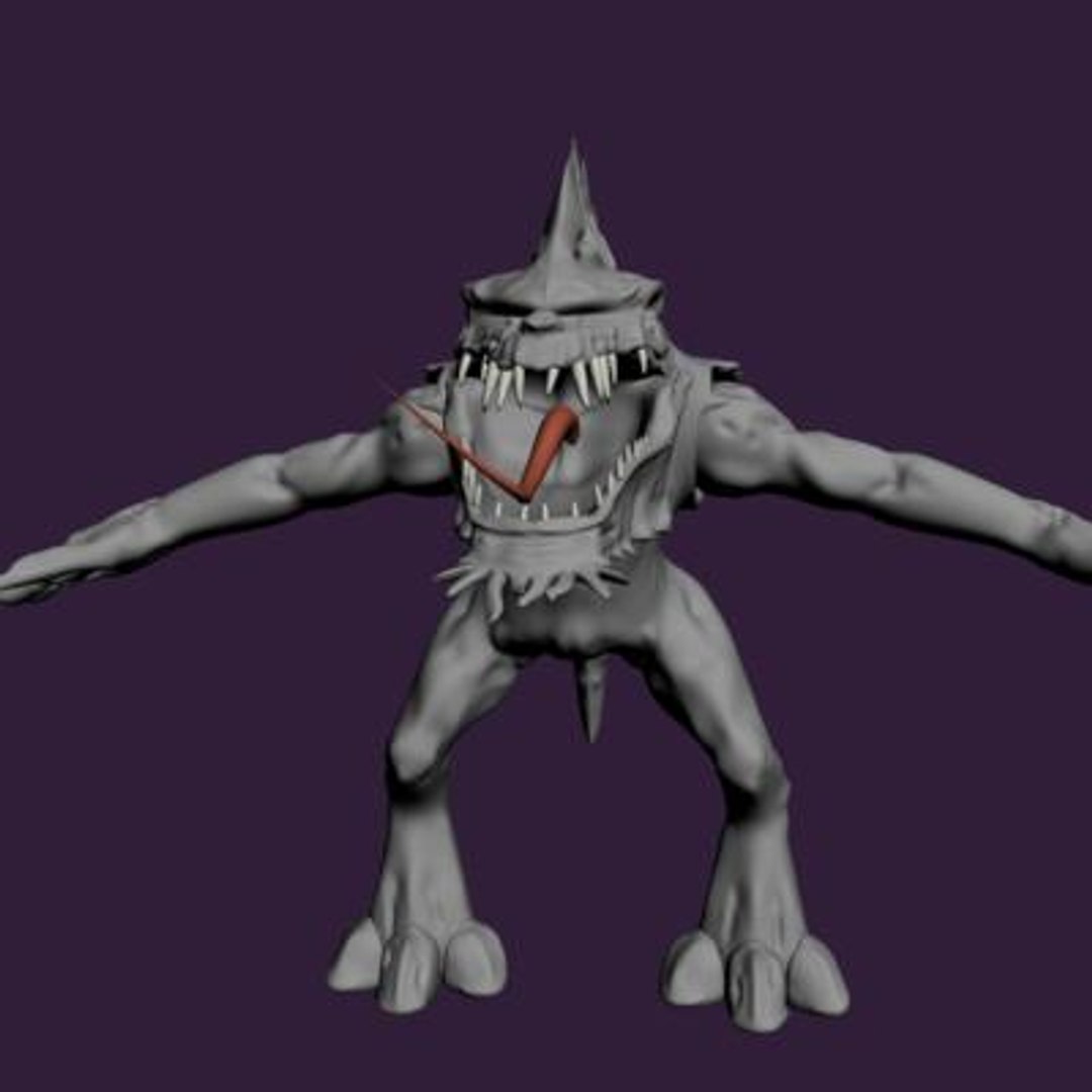 3d Scary Model