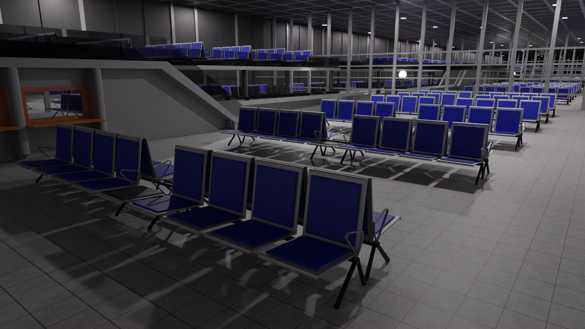 Airport Interior 3D - TurboSquid 1923965