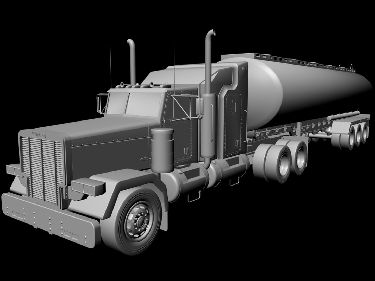 Tank Tanker 3d Model