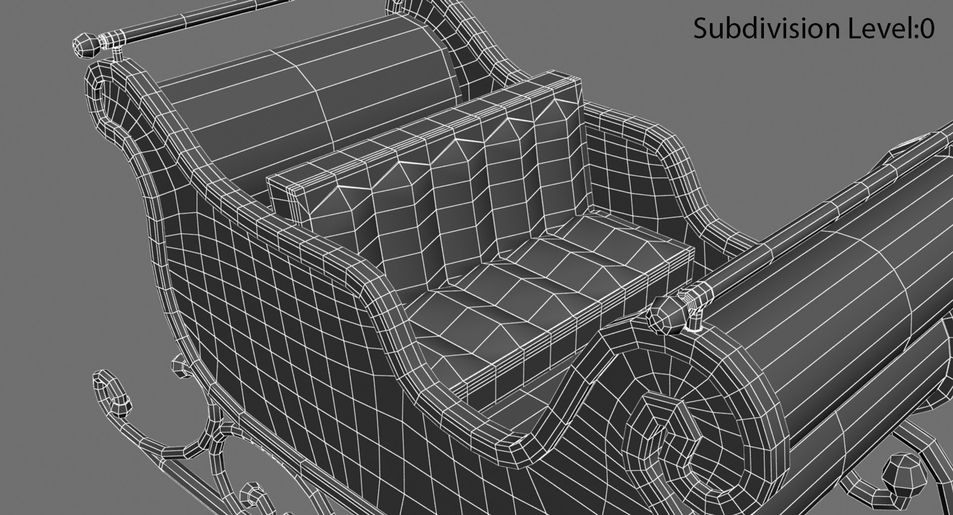 Christmas Sleigh 3D Model - TurboSquid 1229466