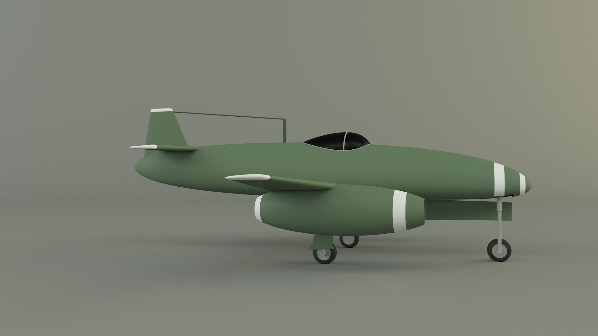 Nakajima Kikka Jet Aircraft 3D Model - TurboSquid 2200975