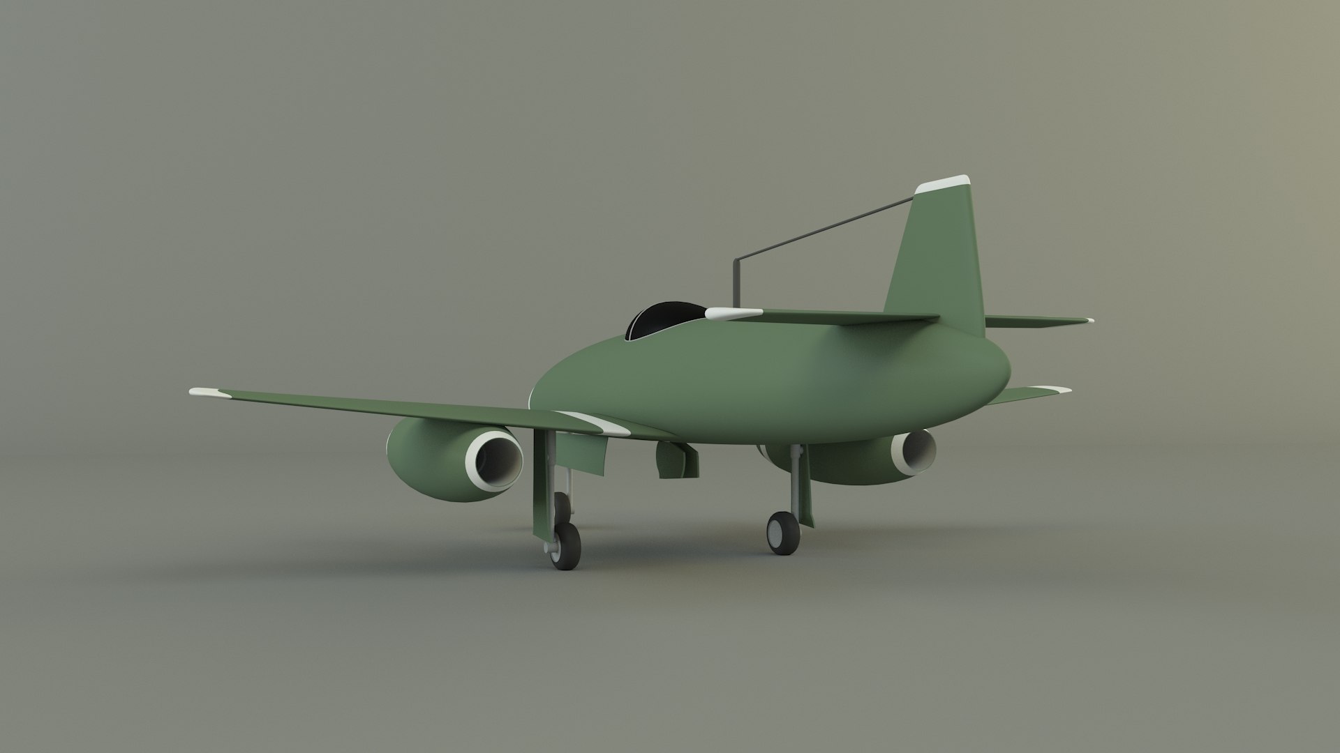 Nakajima Kikka Jet Aircraft 3D Model - TurboSquid 2200975