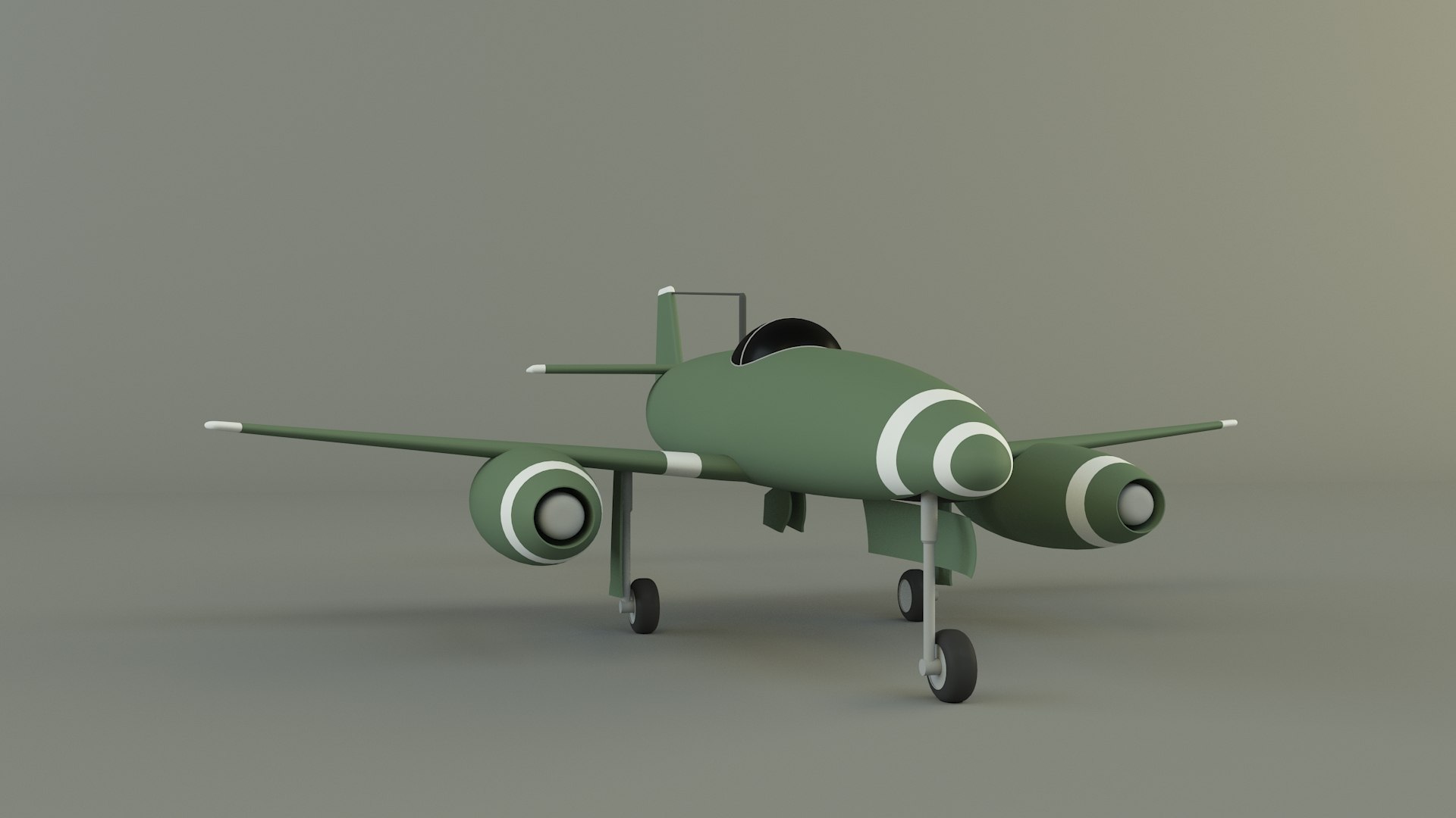 Nakajima Kikka Jet Aircraft 3D Model - TurboSquid 2200975