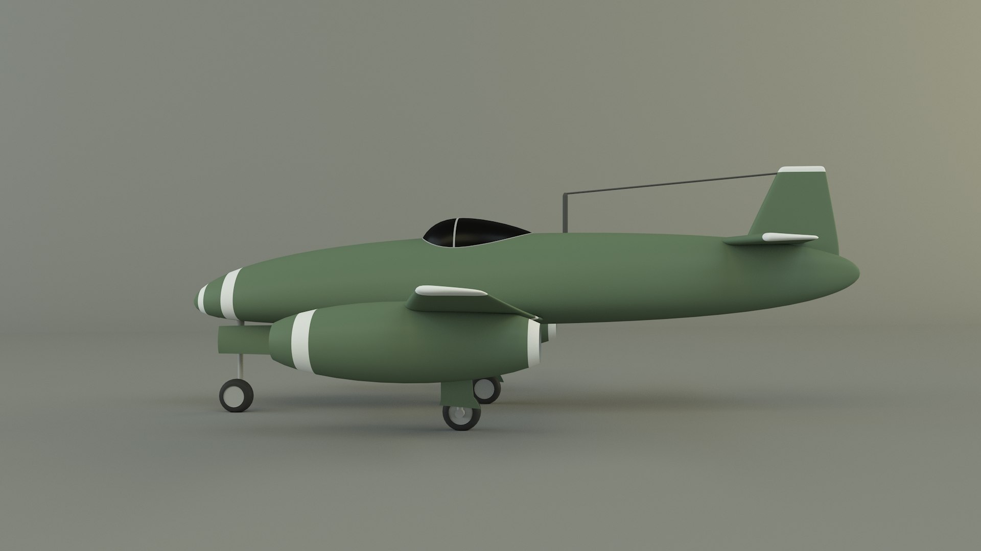 Nakajima Kikka Jet Aircraft 3D Model - TurboSquid 2200975