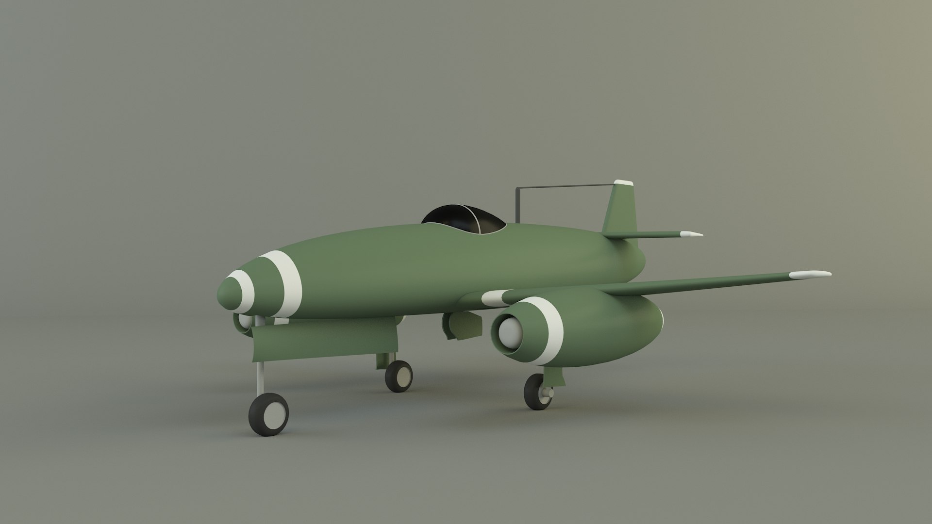 Nakajima Kikka Jet Aircraft 3D Model - TurboSquid 2200975