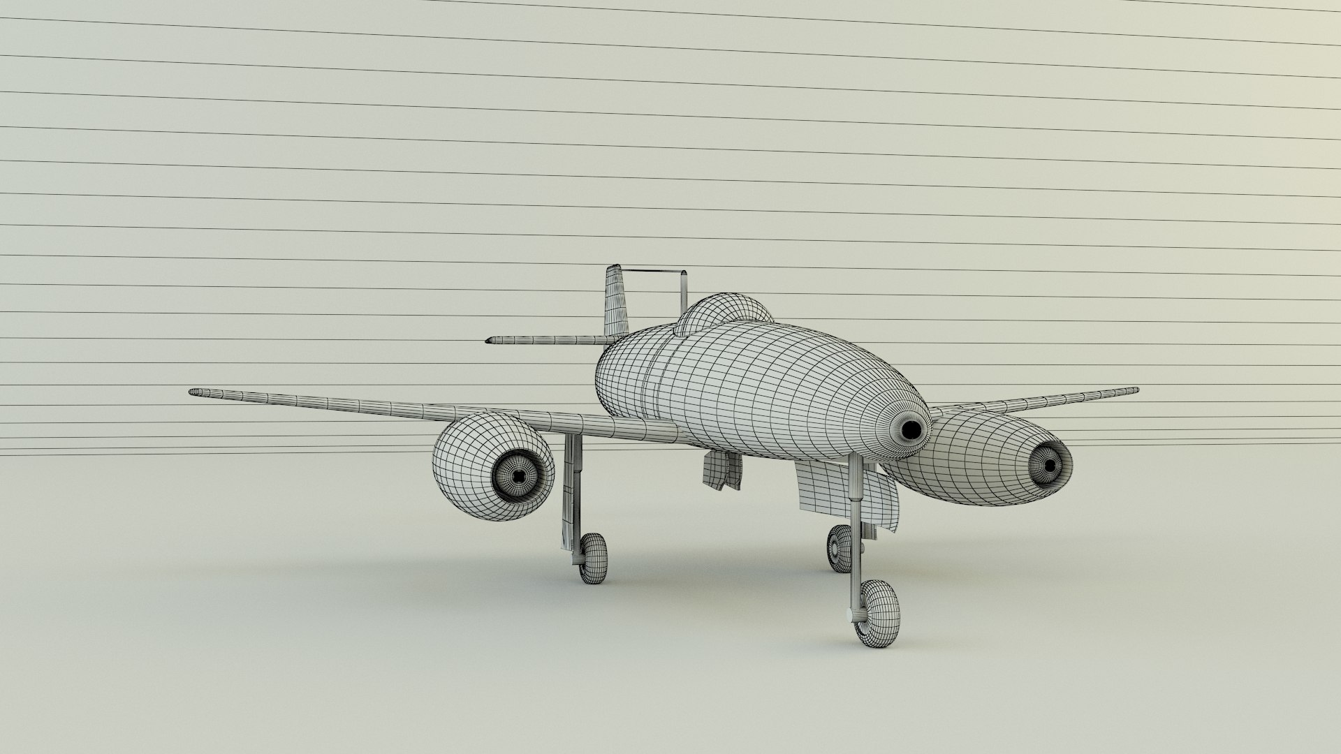 Nakajima Kikka Jet Aircraft 3D Model - TurboSquid 2200975