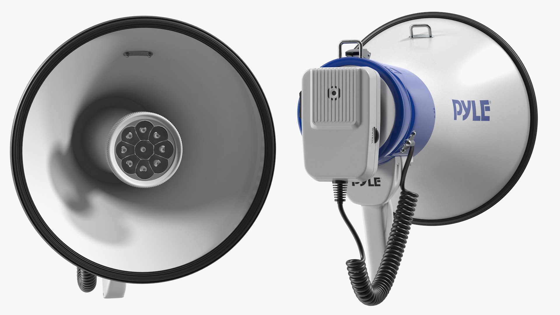 Pyle megaphone speaker led 3D - TurboSquid 1641384