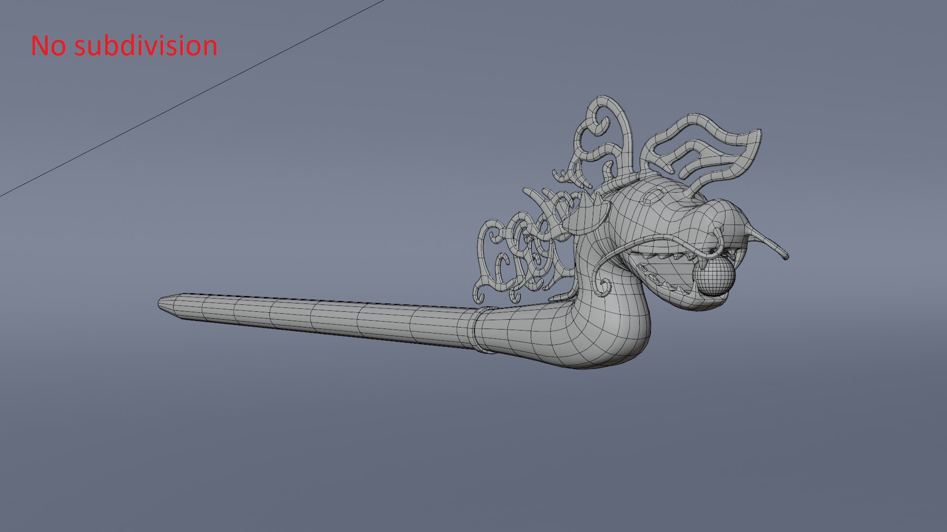 3D Korean Hairpin - Binyeo - Golden Dragon - TurboSquid 2242948