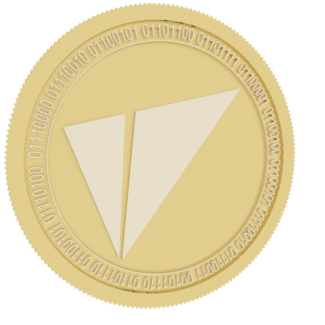 3D vite gold coin - TurboSquid 1581711