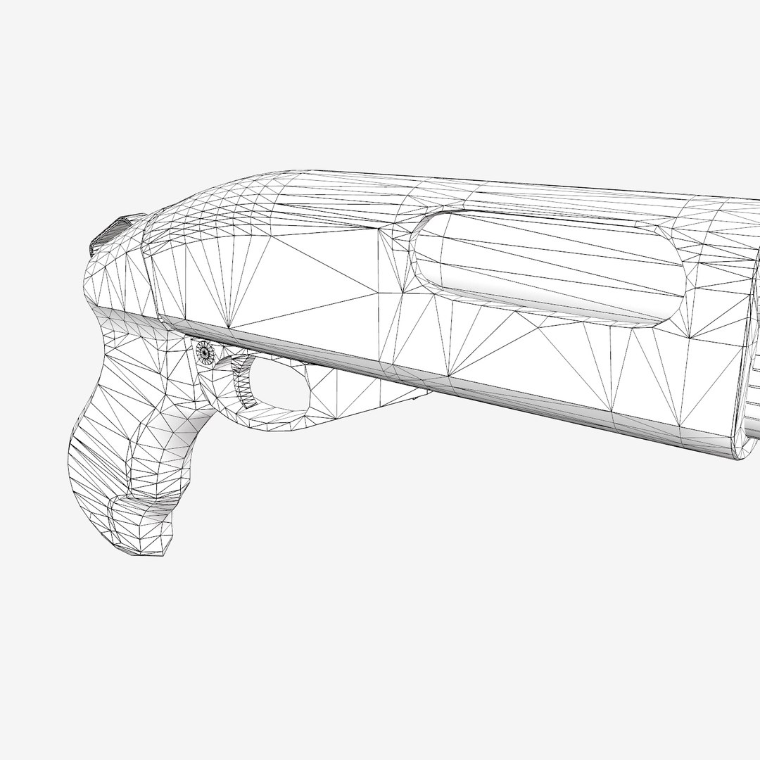 Super-shorty Shotgun 3D Model - TurboSquid 1609364