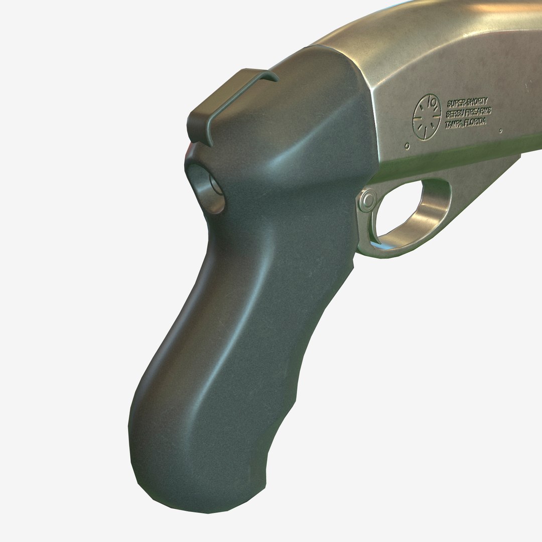 Super-shorty Shotgun 3D Model - TurboSquid 1609364