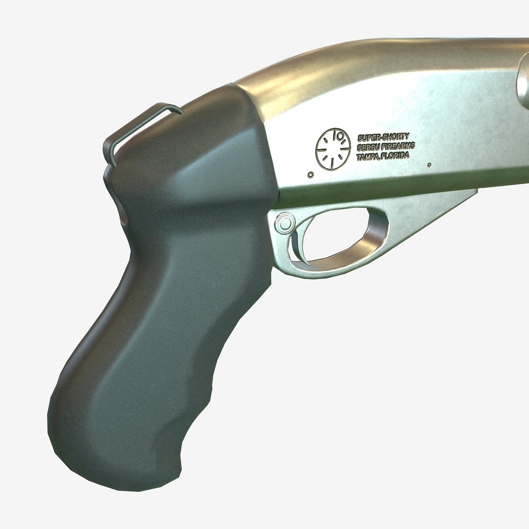 Super-shorty Shotgun 3D Model - TurboSquid 1609364