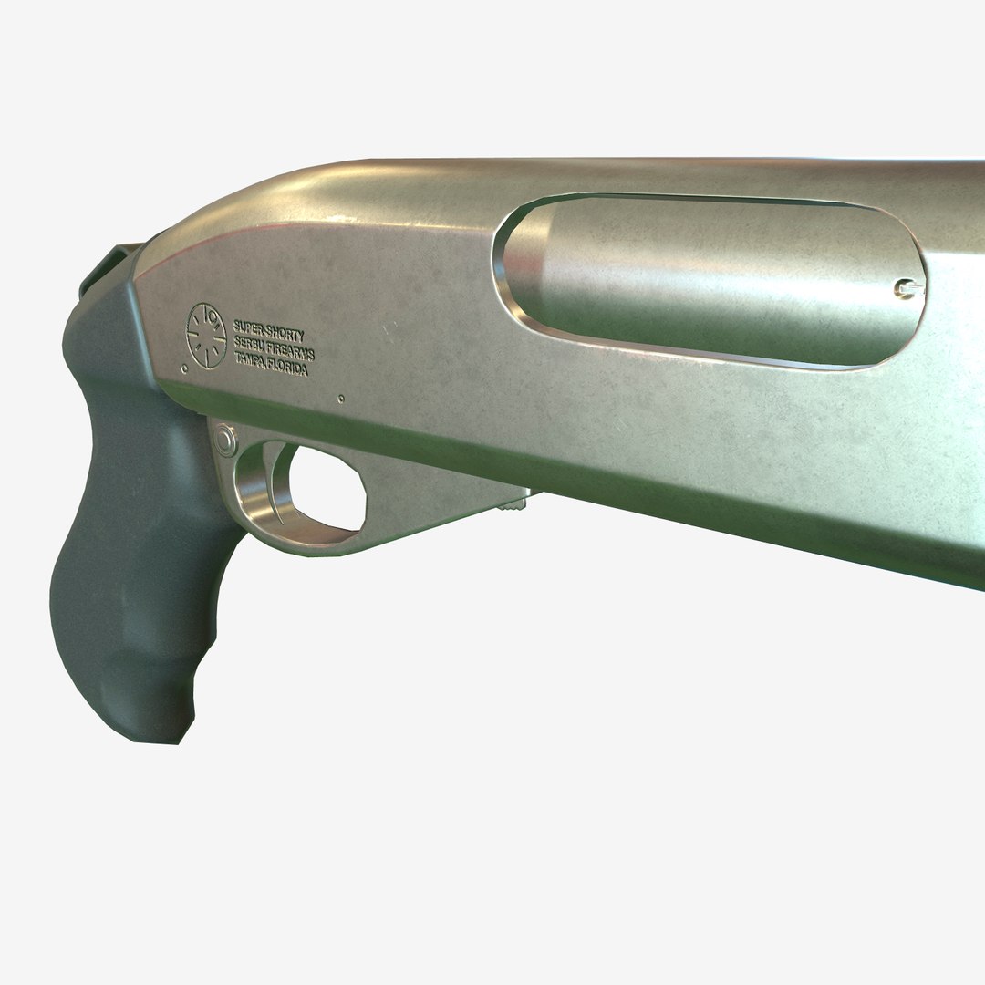 Super-shorty Shotgun 3D Model - TurboSquid 1609364