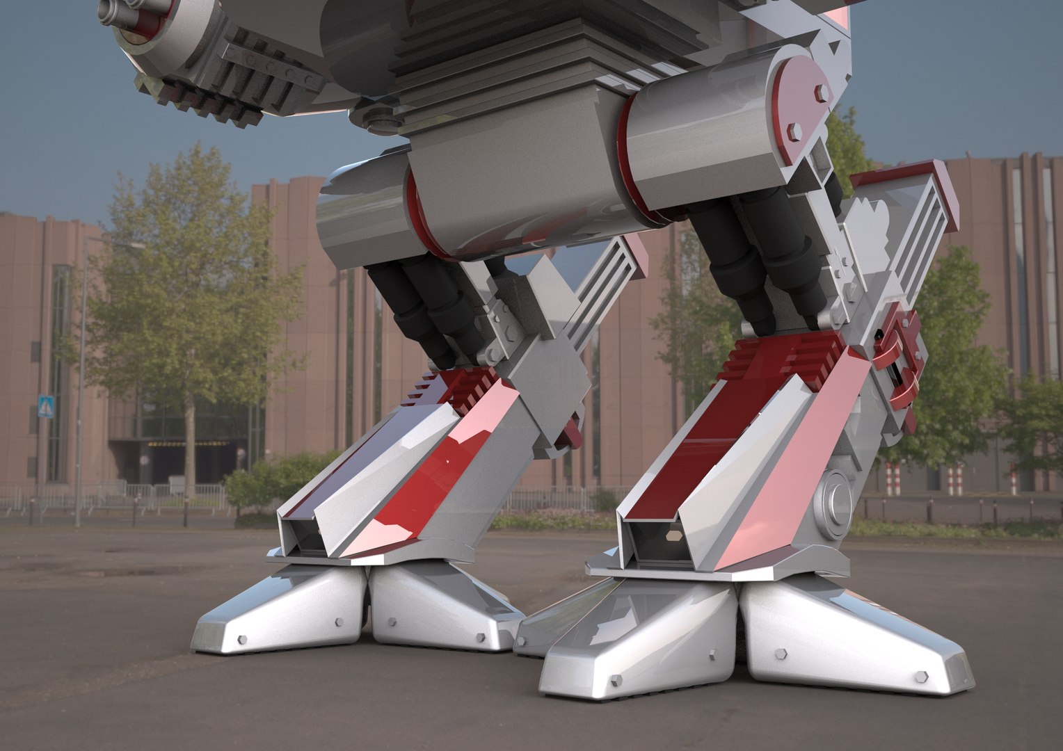 ED-209 Robot 3D Model - TurboSquid 2068073