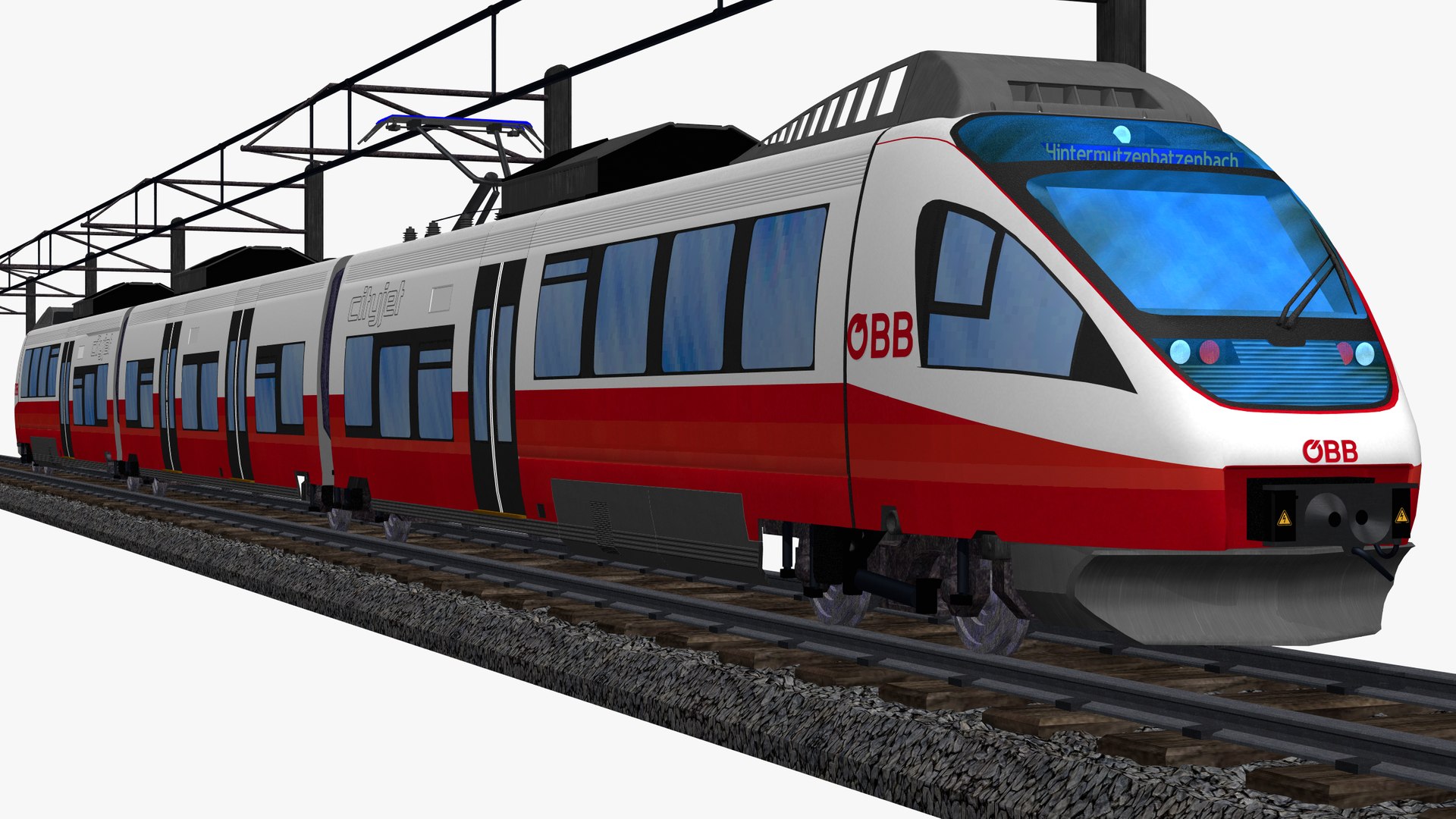 3D Bombardier Talent 3 - Cityjet 4023 4024 Oebb Passenger Train Model - TurboSquid 1988397