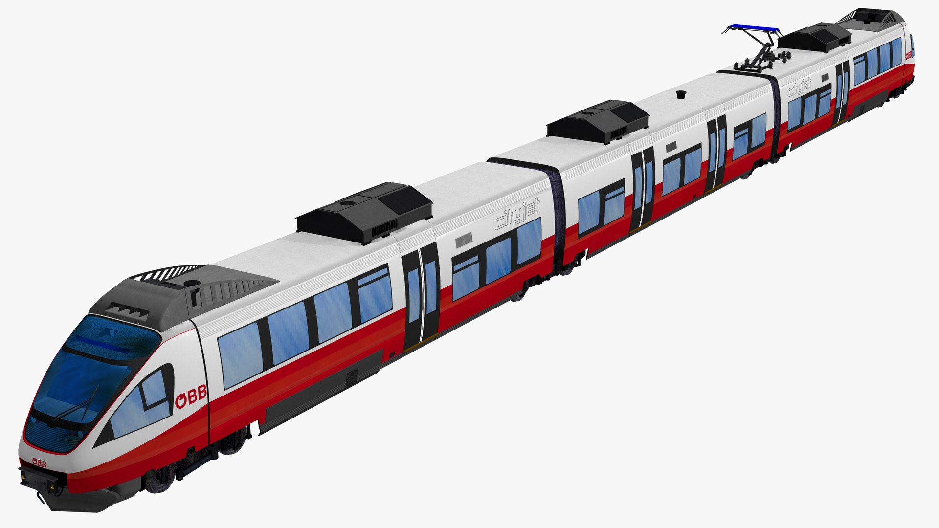 3D Bombardier Talent 3 - Cityjet 4023 4024 Oebb Passenger Train Model - TurboSquid 1988397