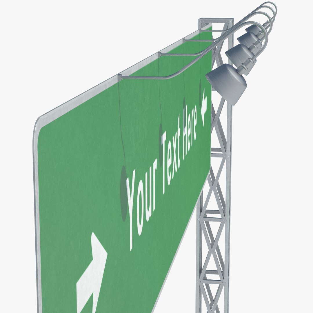 Traffic Sign 3d Model