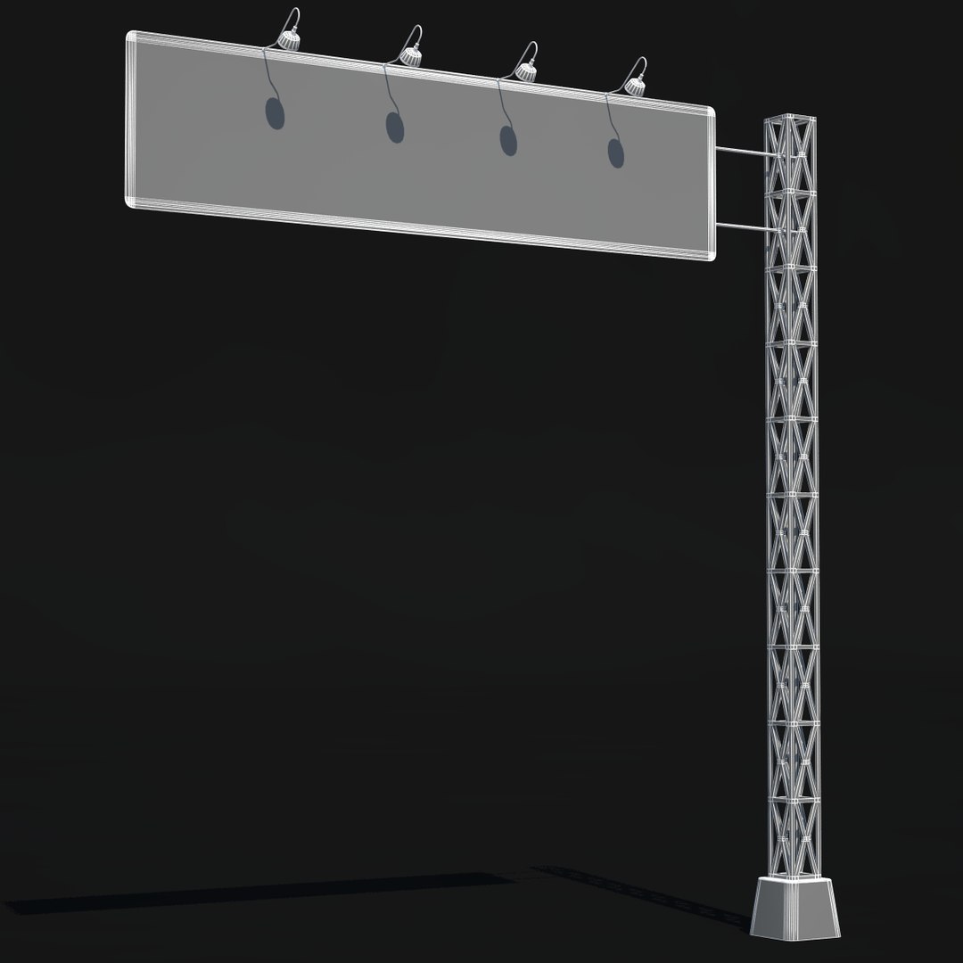 Traffic Sign 3d Model