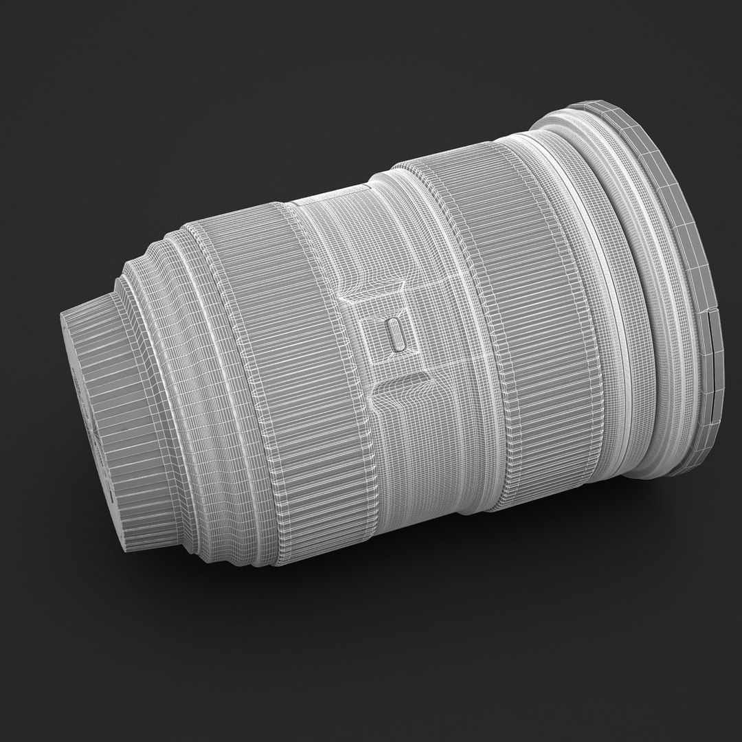 Canon Lens Ef 24-70mm 3d Model