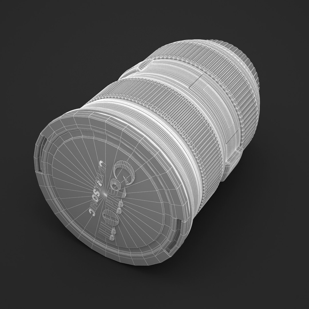 Canon Lens Ef 24-70mm 3d Model