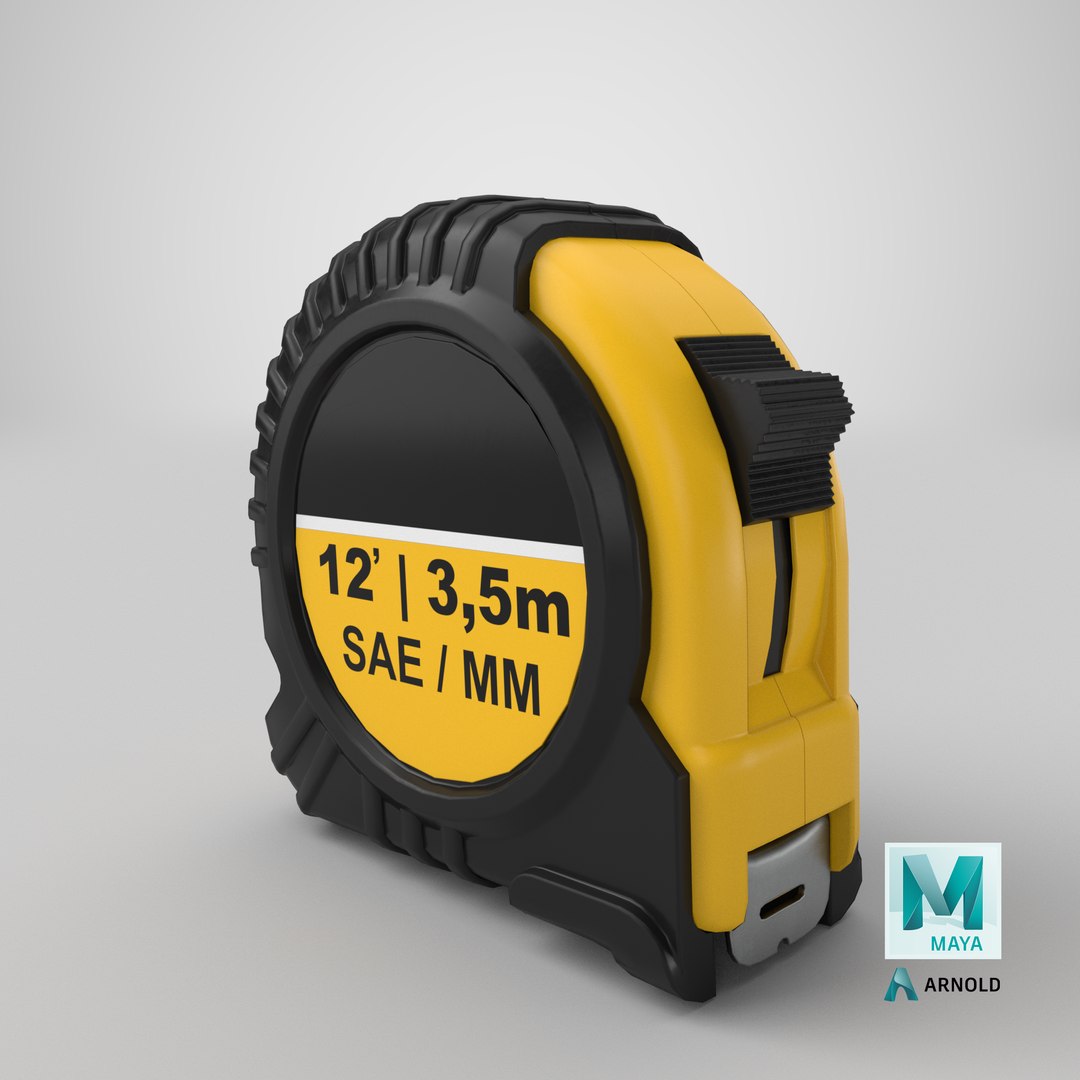3D Measure Tape 01 Clean and Dirty - TurboSquid 2101855