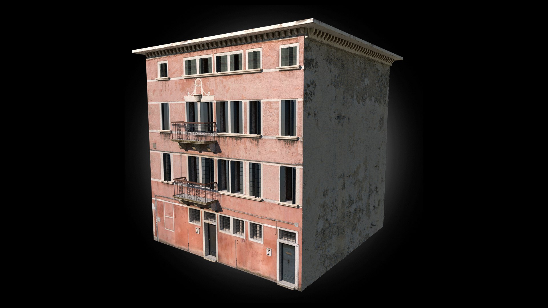 3D Italian Building - TurboSquid 2011688
