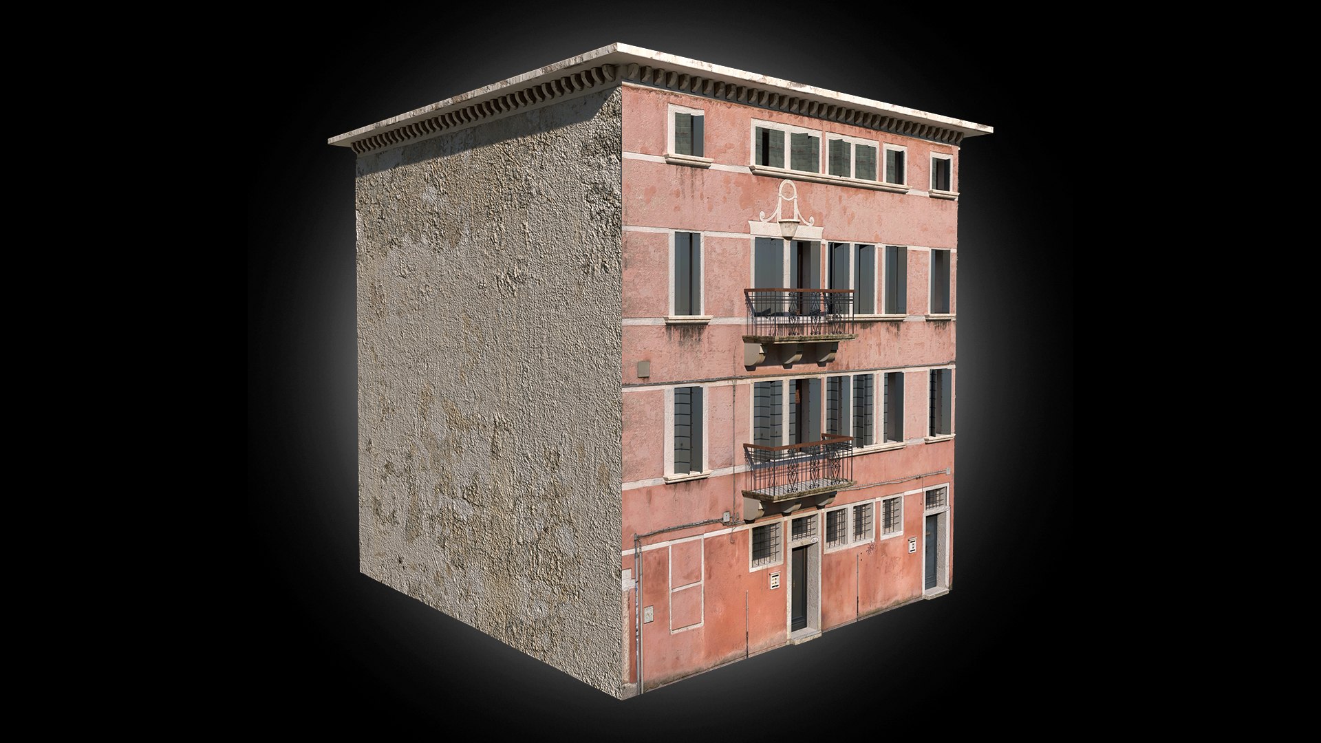3D Italian Building - TurboSquid 2011688