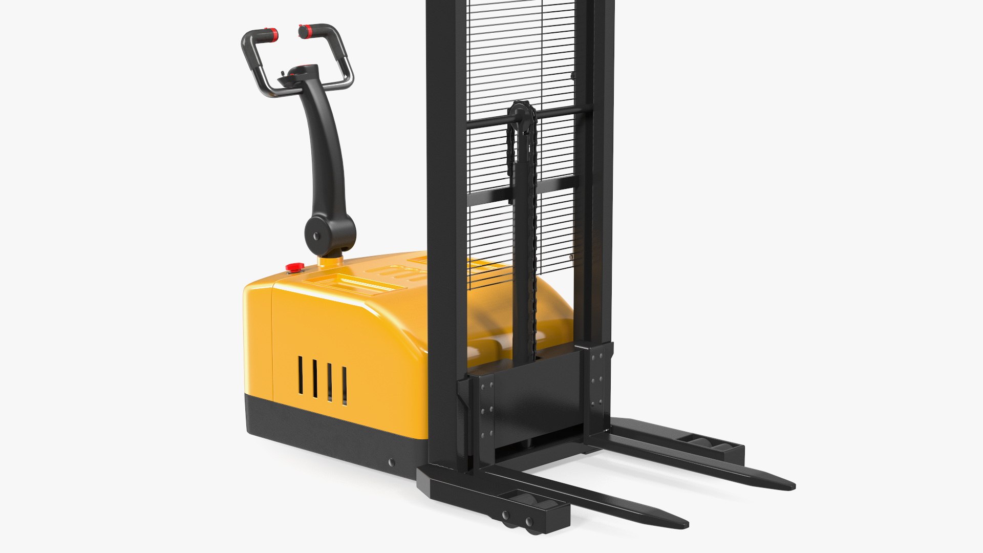 Full Electric Walkie Pallet Stacker 3D Model - TurboSquid 2139796