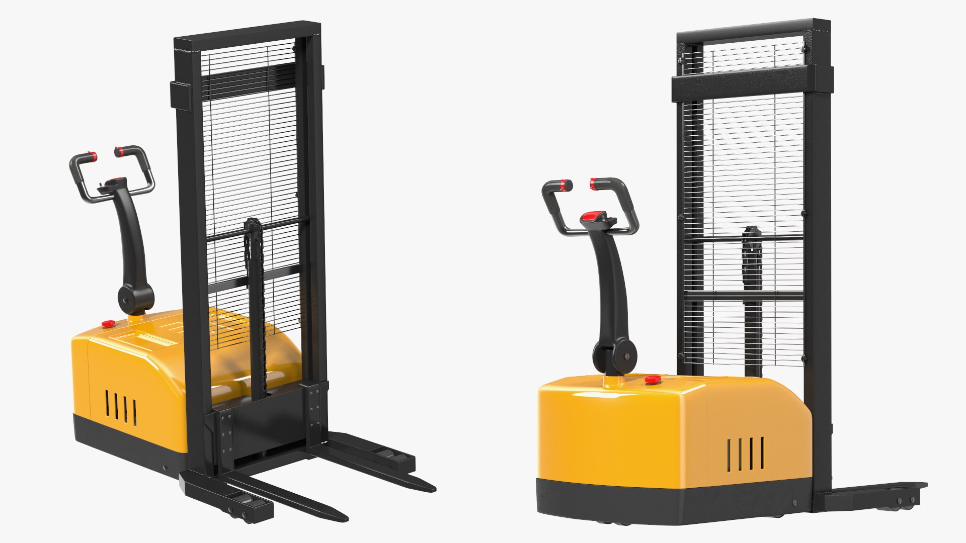 Full Electric Walkie Pallet Stacker 3D Model - TurboSquid 2139796