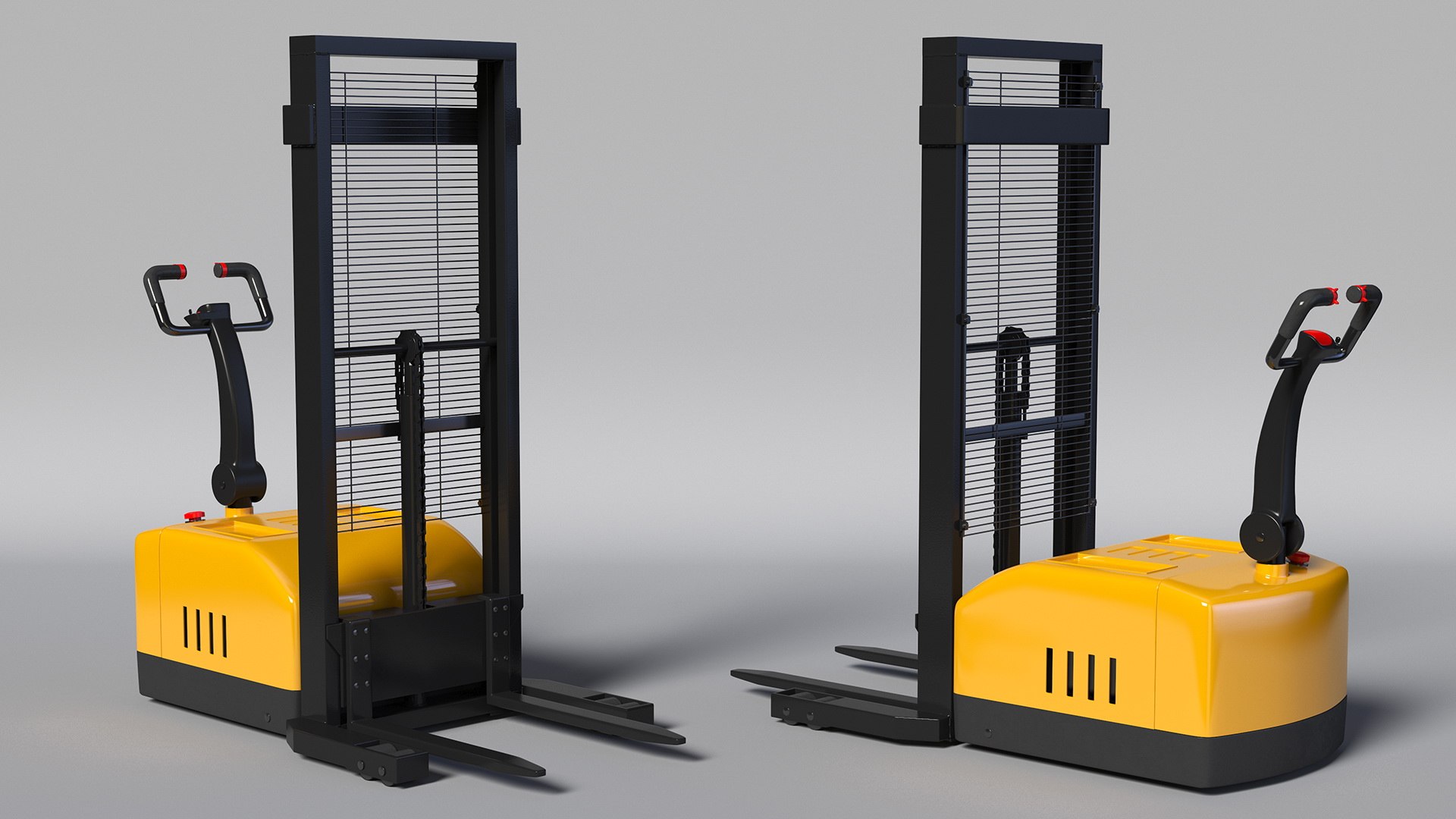 Full Electric Walkie Pallet Stacker 3D Model - TurboSquid 2139796