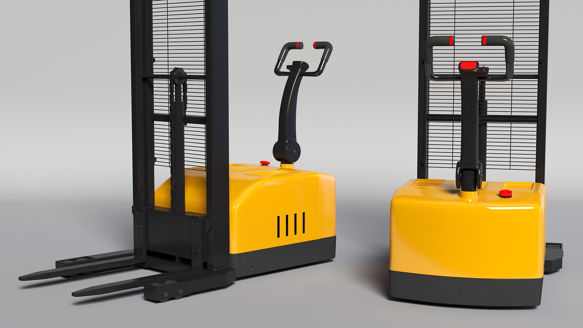 Full Electric Walkie Pallet Stacker 3D Model - TurboSquid 2139796