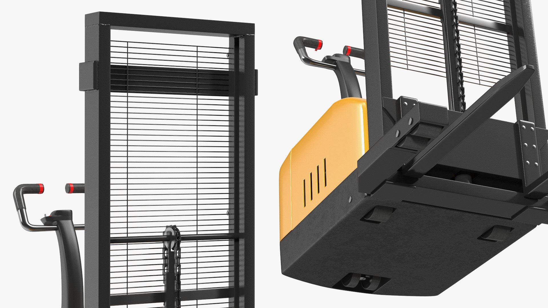 Full Electric Walkie Pallet Stacker 3D Model - TurboSquid 2139796