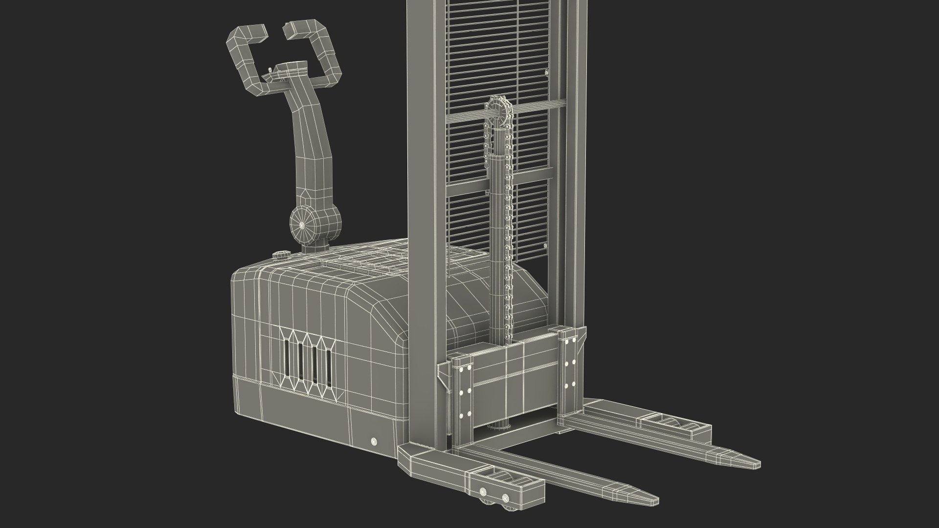 Full Electric Walkie Pallet Stacker 3D model - TurboSquid 2139796