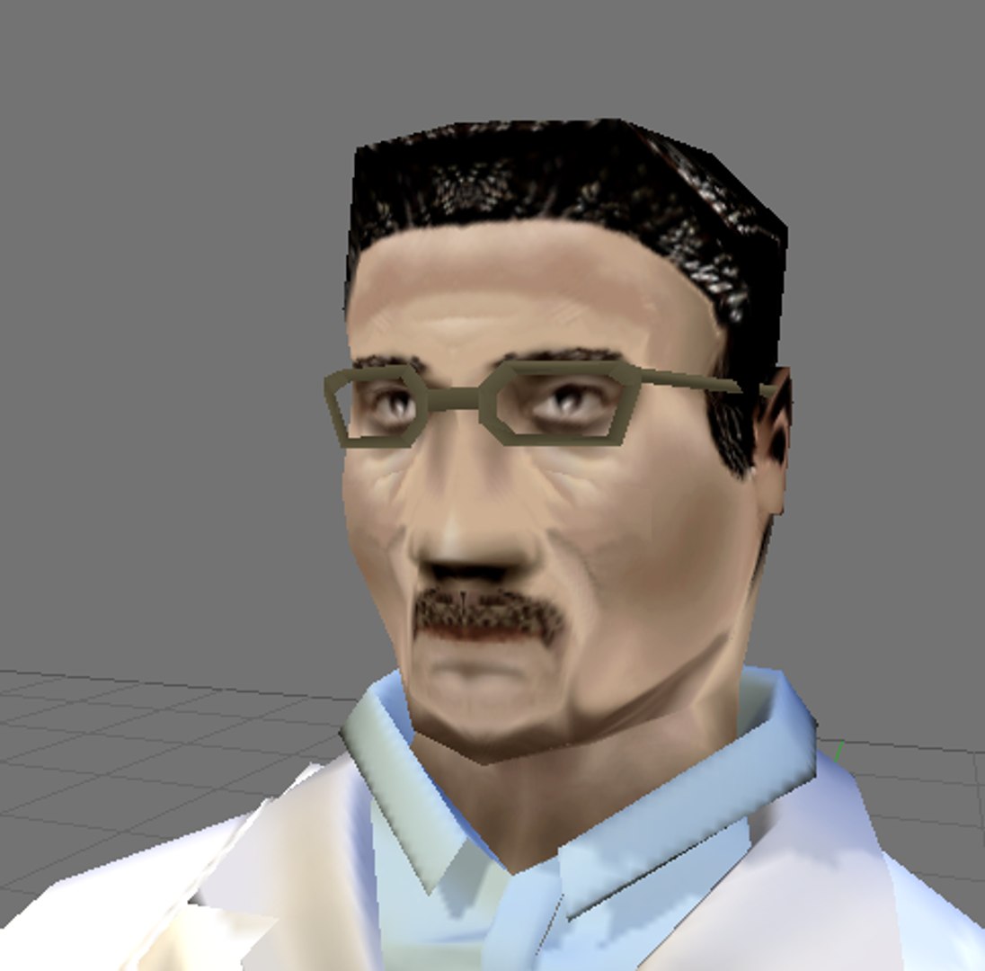 Free Scientist 3d Model