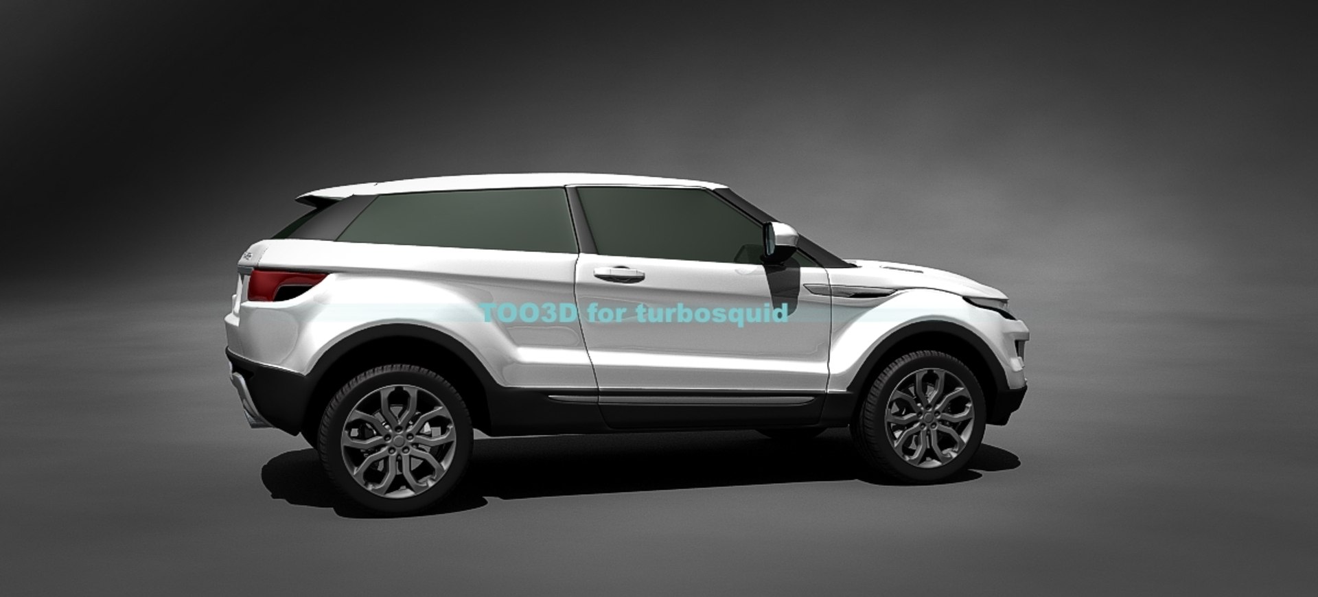 3d compact suv rover model