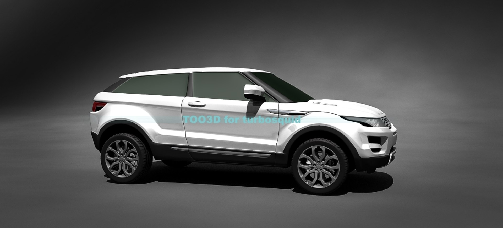 3d compact suv rover model